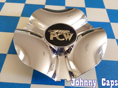 PCW Wheels [52] CHROME Center Caps # EMR120 Custom Wheel Center Cap ...