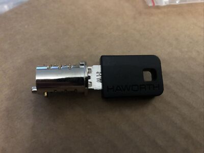 1 HAWORTH HW SERIES LOCK CORE With KEY HON, STEELCASE New | eBay