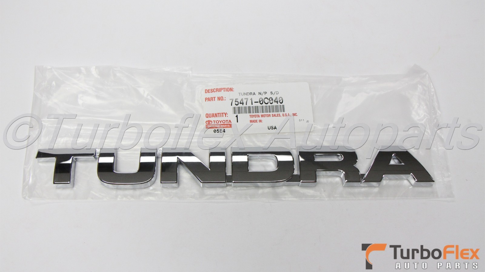 Toyota Tundra 2007-2013 Front Door Name Plate Emblem Genuine OEM 75471 ...