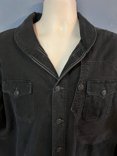 Ralph Lauren Double RR Mens’s Casual Charcoal Gray Jacket Size XXL | eBay