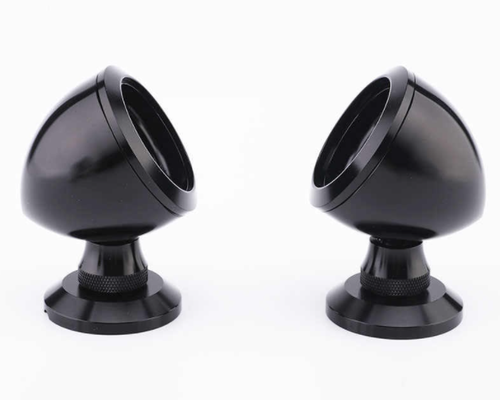 Black Aluminum Tweeter Pods Housing Mounting Hardware Adjustable Size ...