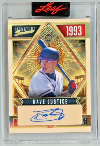 2025 Leaf Seasons In the Sun Signature Autograph /35 SSE-DJ1 Dave ...