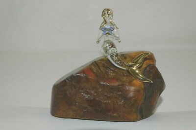 Glass Baron Mermaid with Gold Trim on Manzanita Wood M2 744G | eBay