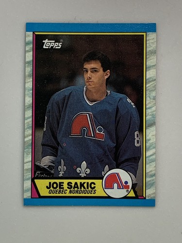 JOE SAKIC 1989-90 Topps RC #113 Quebec Nordiques Rookie Card EX-NM ...