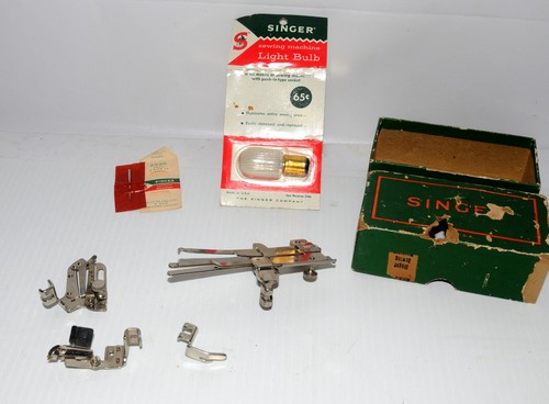 Singer Sewing Machine Attachments Simanco and Vintage NIP Light Bulb | eBay