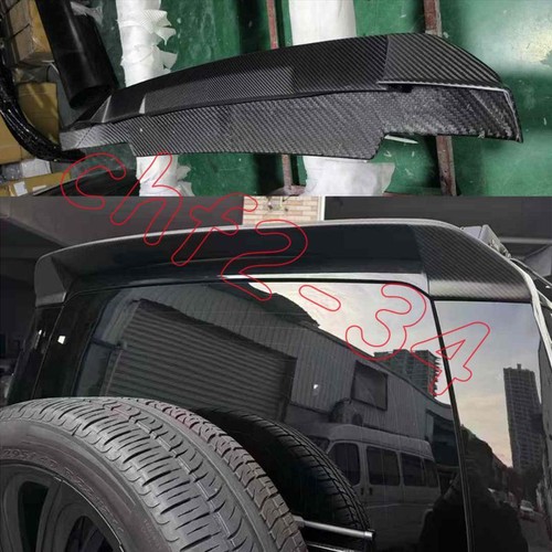 For Land Rover Defender 90 110 130 Matte Dry Carbon Khan style Rear ...