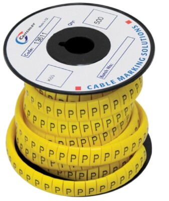 Critchley K-TYPE MARKER ROLL 500-Sleeves Elliptical Profile, Imprint “1 ...