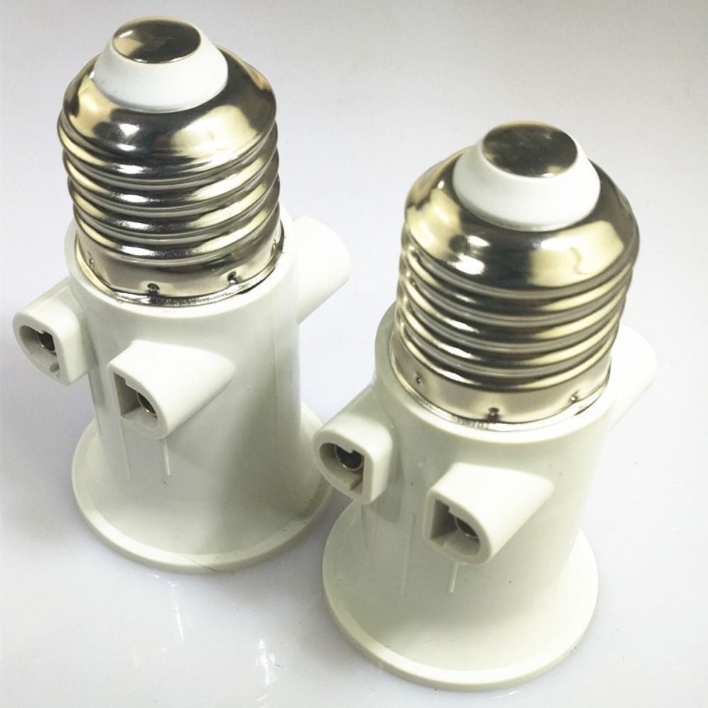 E27 Socket Light Bulb EU Plug Connector ABS E27 To EU Plug Lamp Holder | eBay