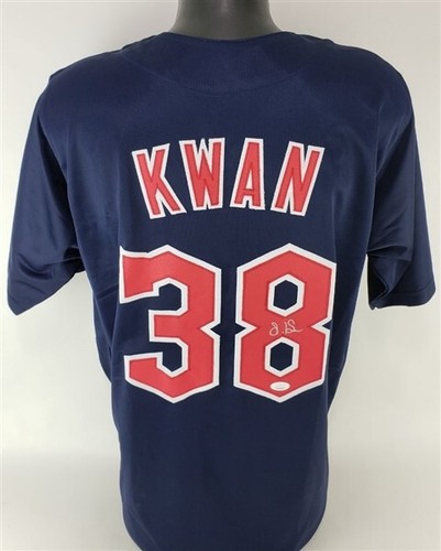 Steven Kwan Signed Cleveland Guardians Jersey (JSA COA) 2022 Gold Glove ...