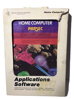 Vintage Texas Instrument TI Parsec Cartridge 1981 | eBay