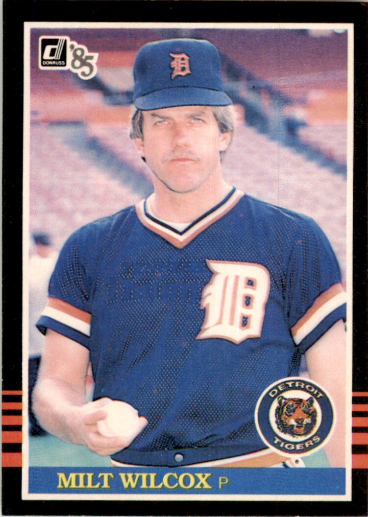 1985 Donruss Milt Wilcox 100 Baseball Cards #105 | eBay