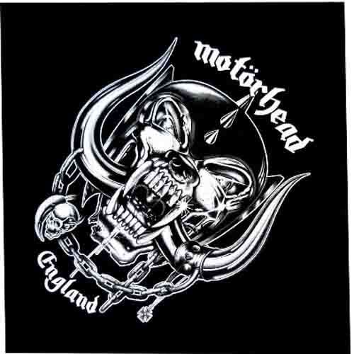 Motorhead England Bandana Black Cotton Head Wrap Bandanna Scarf ...