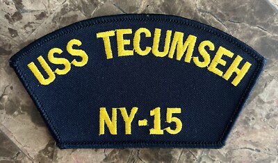 USS Tecumseh NY-15 US Navy Canonicus-Class Monitor Patch - Civil War ...