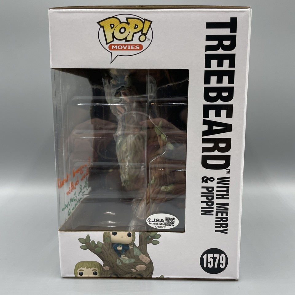JOHN RHYS-DAVIES signed LORD OF THE RINGS TREEBEARD Funko Pop JSA COA ...