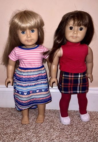 American Girl Lot Of 2 TLC Dolls Play Condition Or For Parts/Repair ...