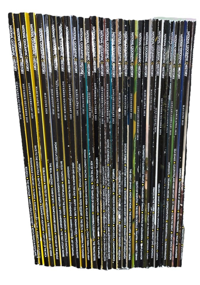 National Geographic History Back Issues 2019 - 2025 You Pick Issues | eBay