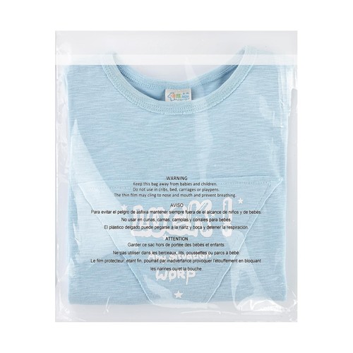 - 1000 Count - 6" x 9" Small Clear Poly Bags with Suffocation Warning ...