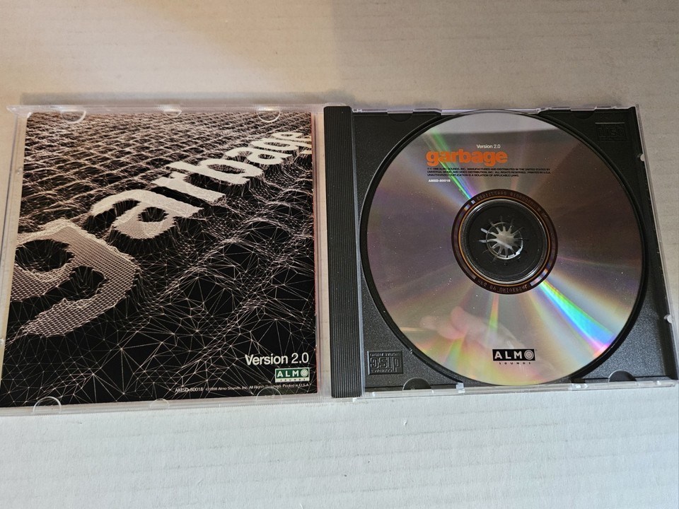 Garbage CD Version 2.0 CD & Booklet Only No Back Art | eBay
