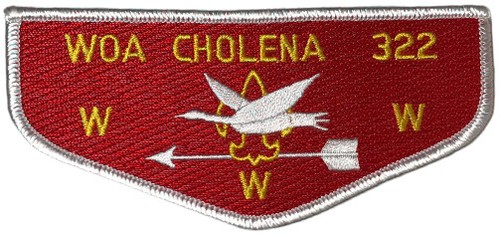 Woa Cholena Lodge 322 Mobile Area Council AL S16f Flap WHT Bdr (YX657 ...