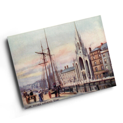 A4 PRINT - Vintage Ireland - Cork. Father Mathew's Quay | eBay UK