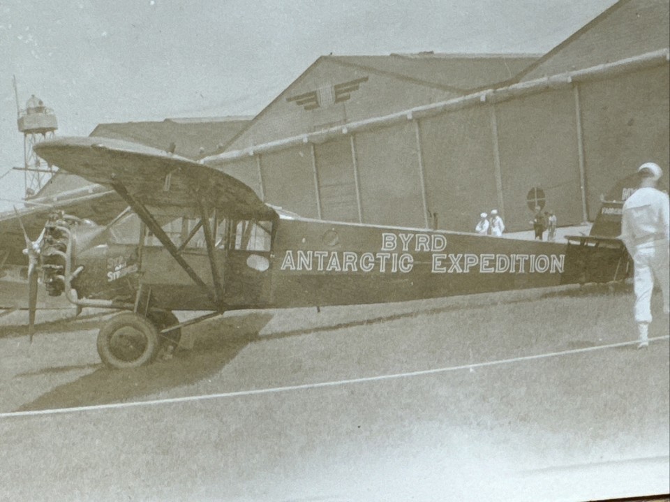 Antique Original Photo Of Byrd Antarctic Expedition Plane V78 | eBay