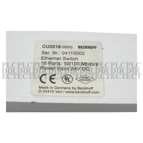 1PCS Used Tested BECKHOFF CU2016 Ethernet Switch | eBay