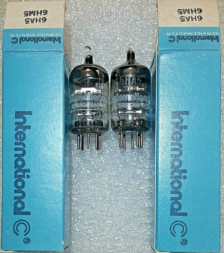Pair 6HA5/6HM5 IC Servicemaster NOS NIB Vacuum Tubes - will combine ...