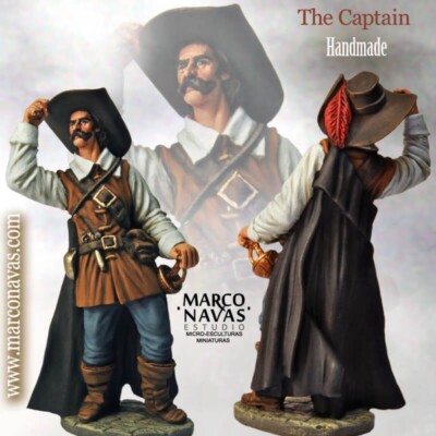 MARCO NAVAS STUDIO LIMITED EDITION HAND PAINTED THE CAPTAIN | eBay