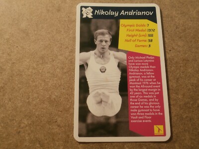 NIKOLAY ANDRIANOV, OLYMPIC CHAMPION, RARE TRADING ROOKIE CARD (JT29) | eBay