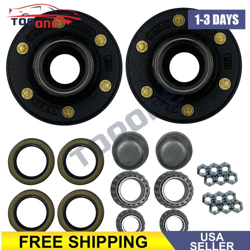 Trailer Wheel Idler Hub Kit 6-5.5" Bolt Circle For 5200 lb Axle. | eBay