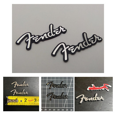 2 x Emblem Guitar Badge Decal Replacement fits Fender 2 Pack New | eBay