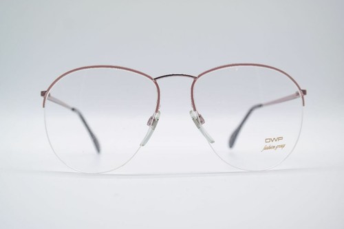 Owp 1352 57[]17 135 Pink Half-Frame Glasses Eyeglasses Frame New | eBay