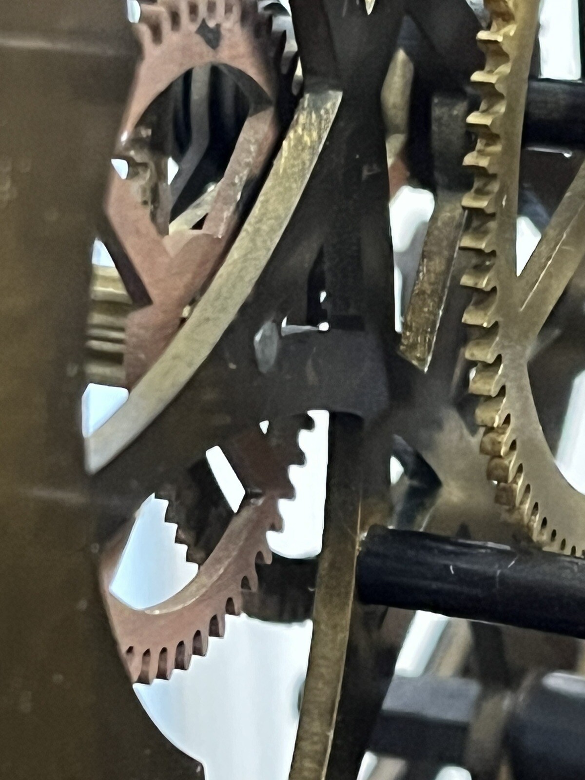 Skeleton Clock With Case And Key. Large & Impressive | eBay UK