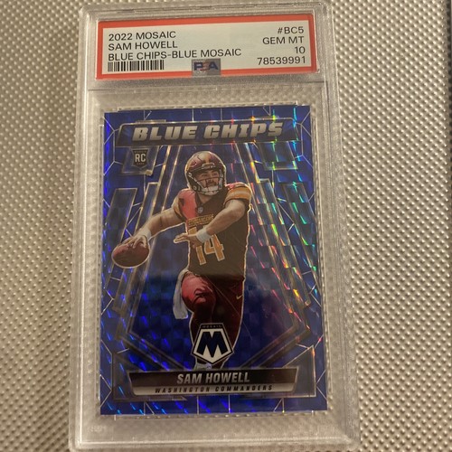 2022 Sam Howell Blue Chips RC #D 49/99 PSA 10 Gem Mint | eBay