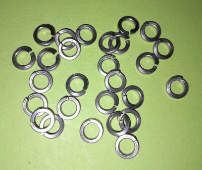 25 PACK Metric M5 Spring Single Coil Washer A2-70 Stainless Steel 5mm ...