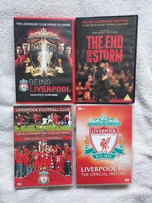 Liverpool FC 4 DVD BUNDLE Official History ROAD TO ISTANBUL FINAL END ...