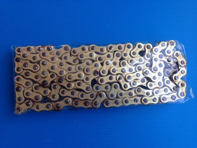 Chain For Motorcycles 428H (1/2x5/16) 140 Links Gold Chain 428H | eBay