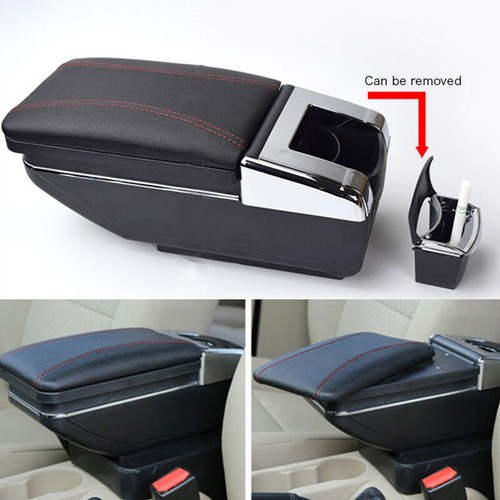 Auto Car Central Container Armrest Box PU Leather Center Storage Case ...