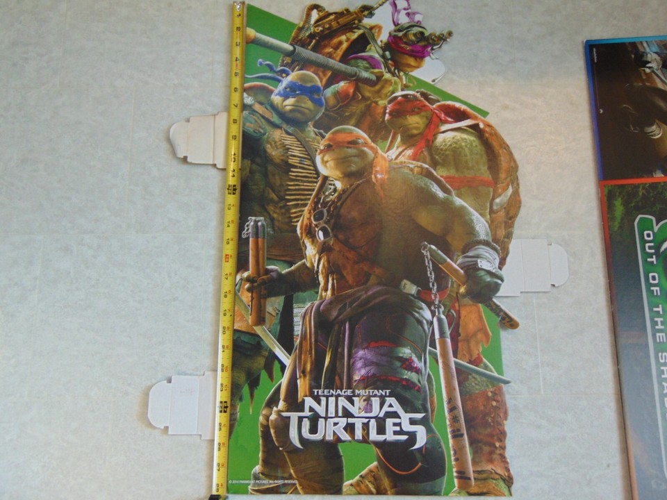 Teenage Mutant Ninja Turtles PROMOTIONAL DISPLAY BANNER Cardboard ...
