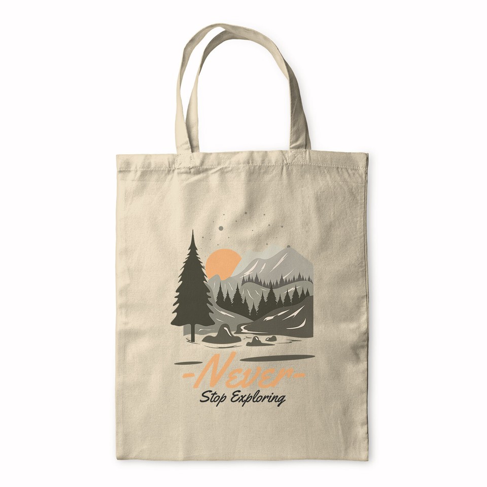Never Stop Exploring - Adventure Set - Tote, Gift Bag - Tote Bag | eBay UK