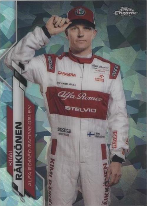 2020 Topps Chrome Sapphire Edition Formula 1 - F1 Racers Kimi Raikkonen ...