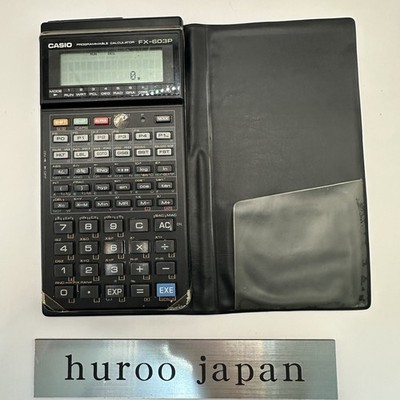 Casio FX-603P Pocket Computer Scientific Programmable Calculator Tested ...