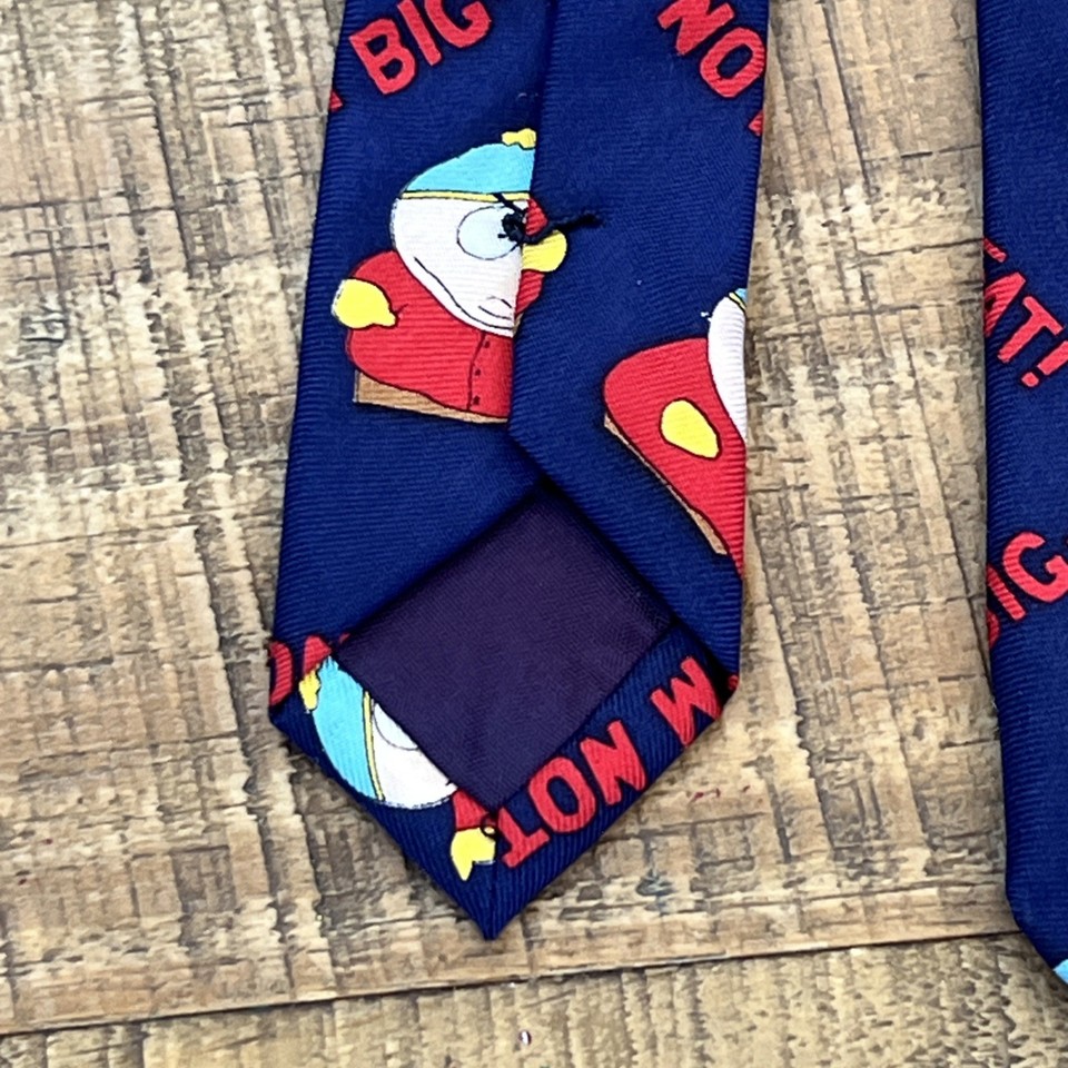 Vtg 1998 South Park Eric Cartman Necktie “I’m Not Fat, I’m Big Boned ...