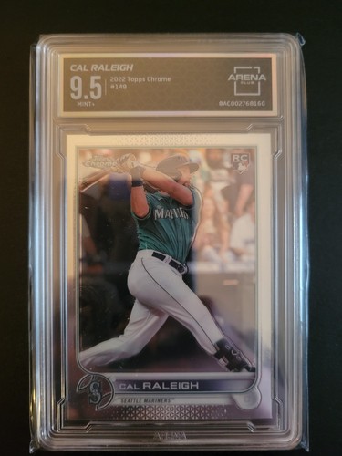 2022 TOPPS CHROME SONIC CAL RALEIGH RC, MARINERS Arena Club 9.5 | eBay