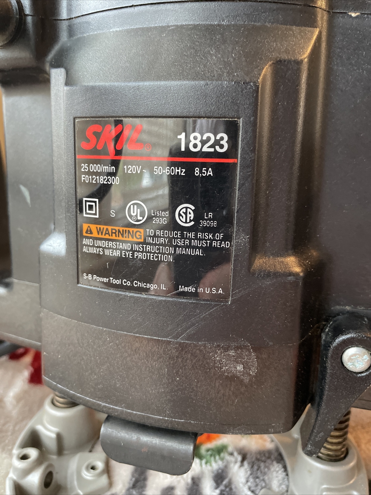 SKIL Model 1823 Plunge Router 25,000 RPM - Tested and Works - U.S.A. | eBay