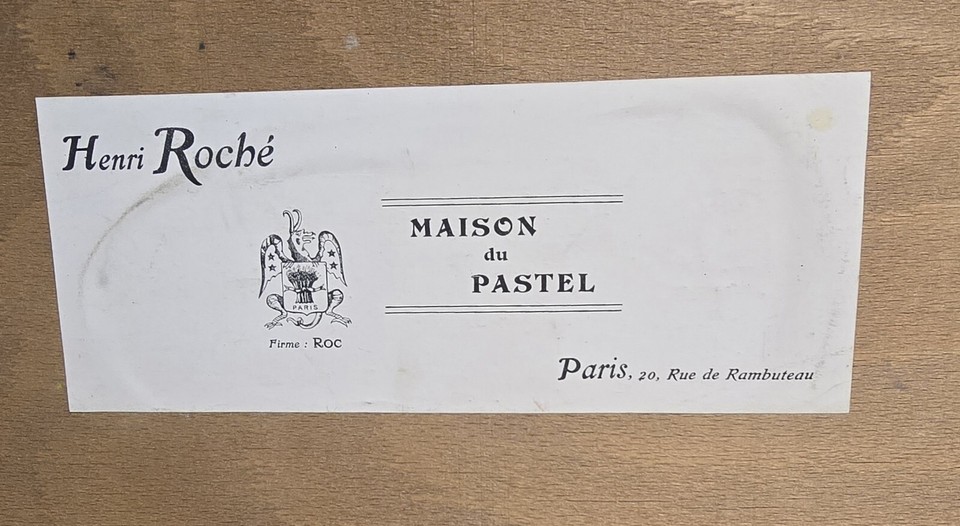 Henri Roche Complete Pastel Set of 450 in Wooden Box, 3 Trays | eBay