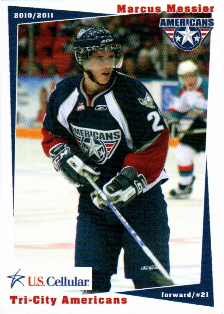 Marcus Messier 2010-11 Tri-City Americans | eBay