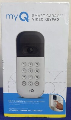 Chamberlain myQ Smart Garage Video Keypad - White (VKP1-MYQ) NEW ...