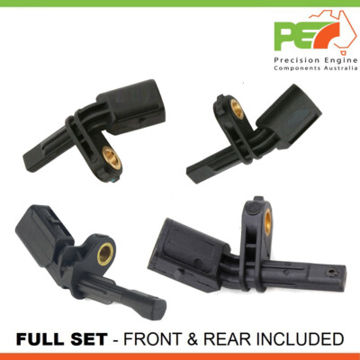4x New * PEC * Front & Rear Wheel Speed Sensors For Audi A3 8P 2.0L AXW ...