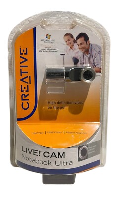 Creative Live Cam Notebook Pro Webcam Web Cam Video Voice Photo 1.3MP ...